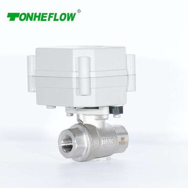 Switch type - stainless steel two way electric valve Motorized ball ...