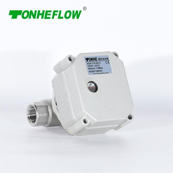 Switch type - stainless steel two way electric valve Motorized ball ...