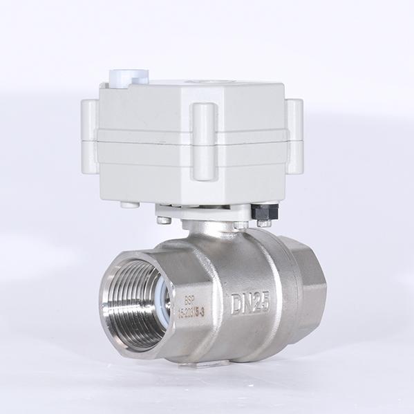 Switch type - stainless steel two way electric valve Motorized ball ...