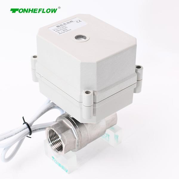 Switch type -Stainless steel two way electric valve Motorized valve ...