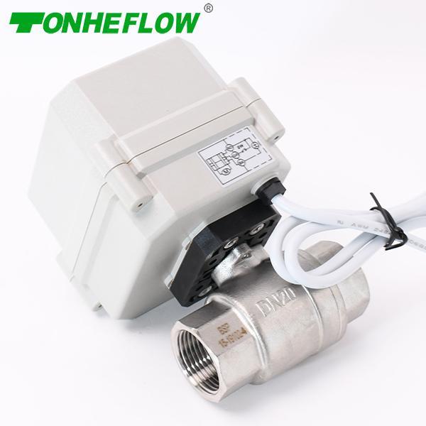 Switch type -Stainless steel two way electric valve Motorized valve ...
