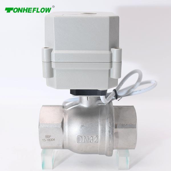 Switch type -Stainless steel two way electric valve Motorized valve ...