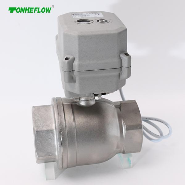 Switch type -Stainless steel two way electric valve Motorized valve ...