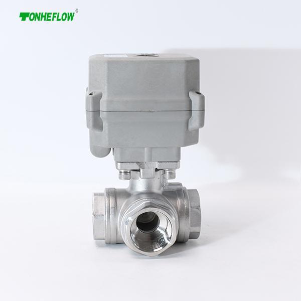 Switch type -Stainless steel three-way electric valve Motorized valve ...