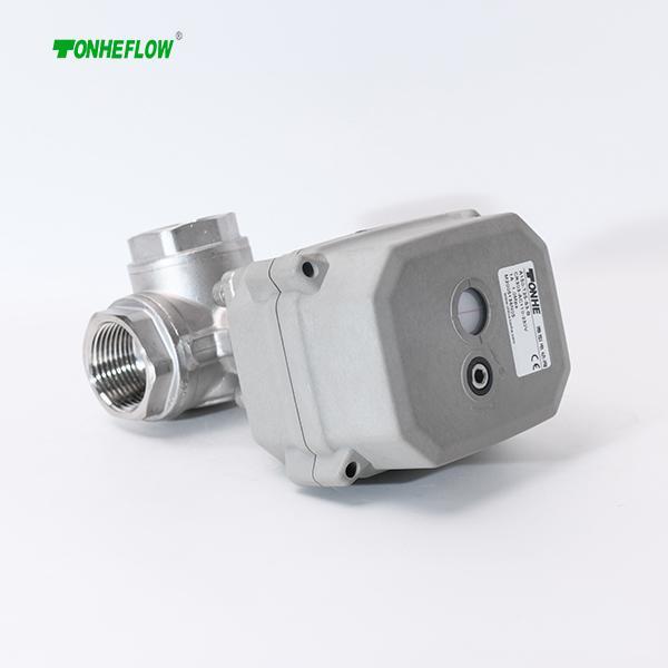 Switch type -Stainless steel three-way electric valve Motorized valve ...