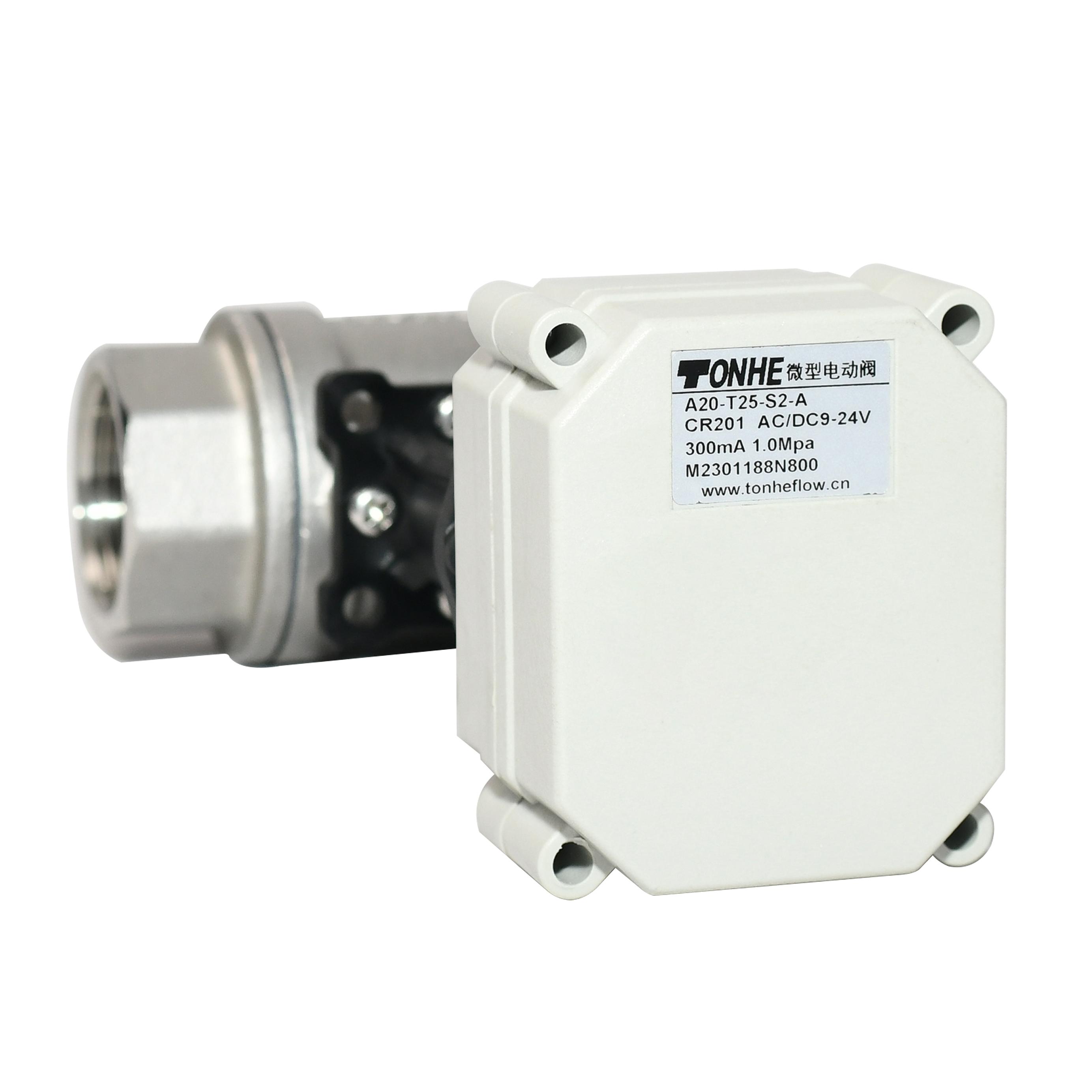Switch type - stainless steel two way electric valve Motorized ball ...