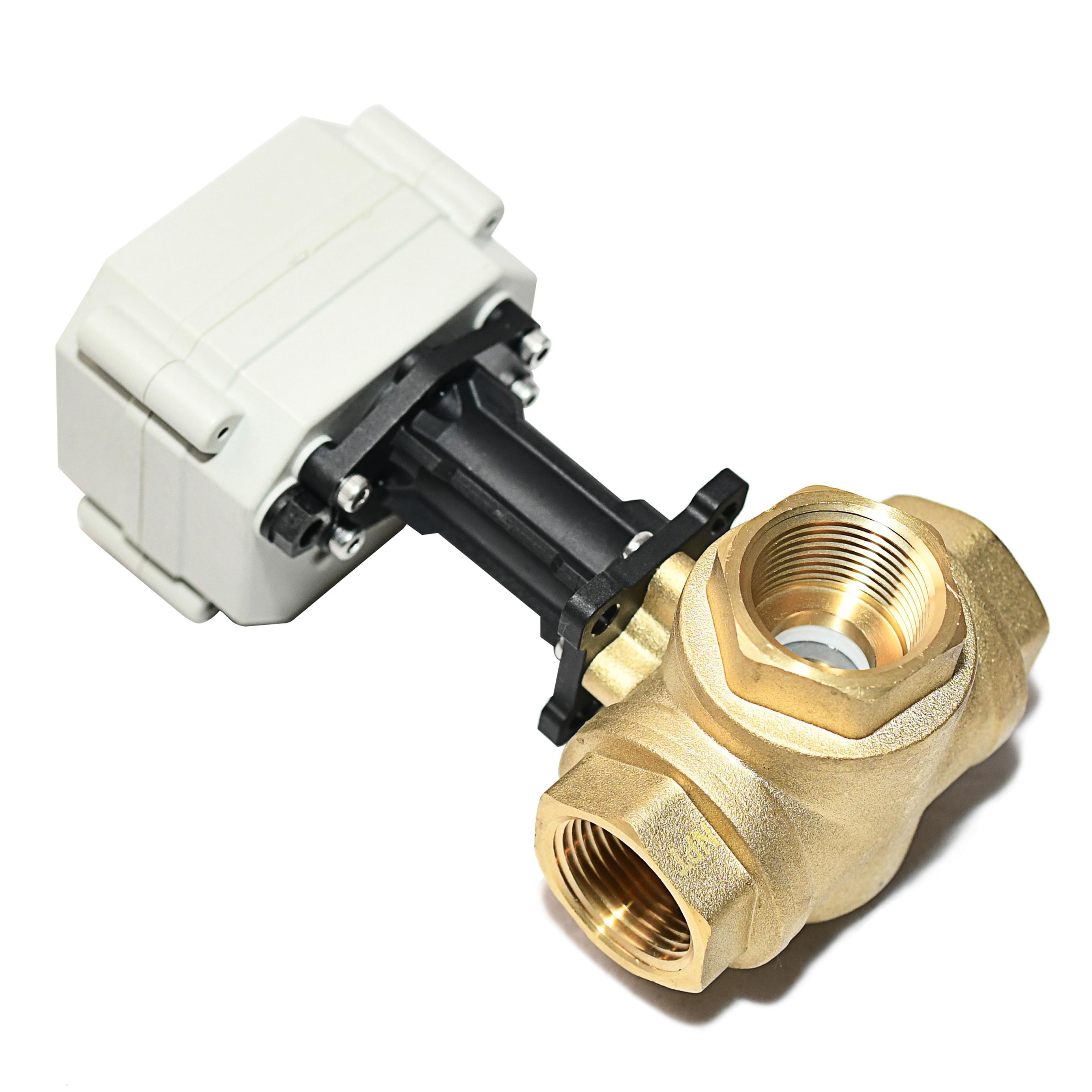Switch type - brass three way electric valve Motorized valve-Taizhou ...