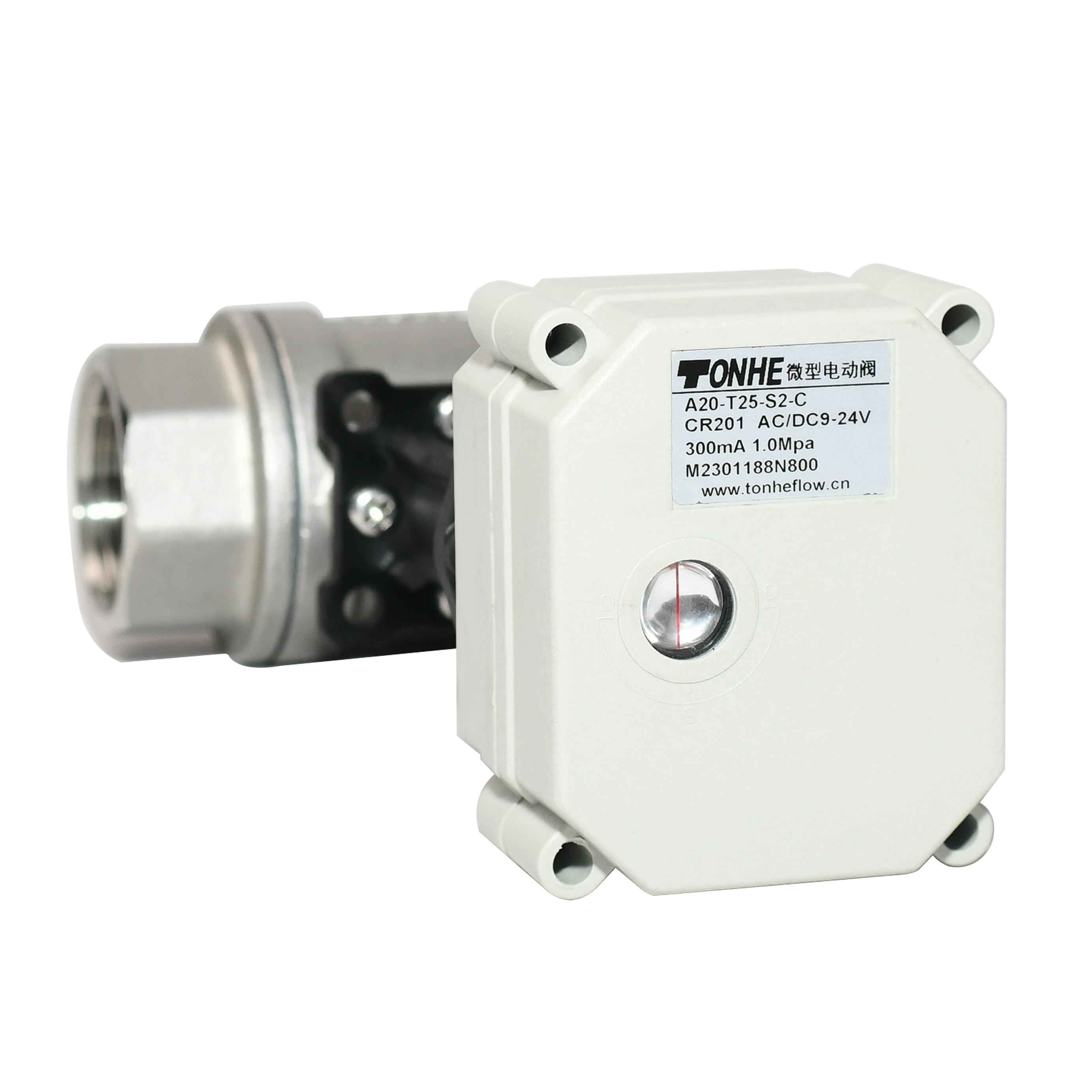 Switch type - stainless steel two way electric valve Motorized ball ...