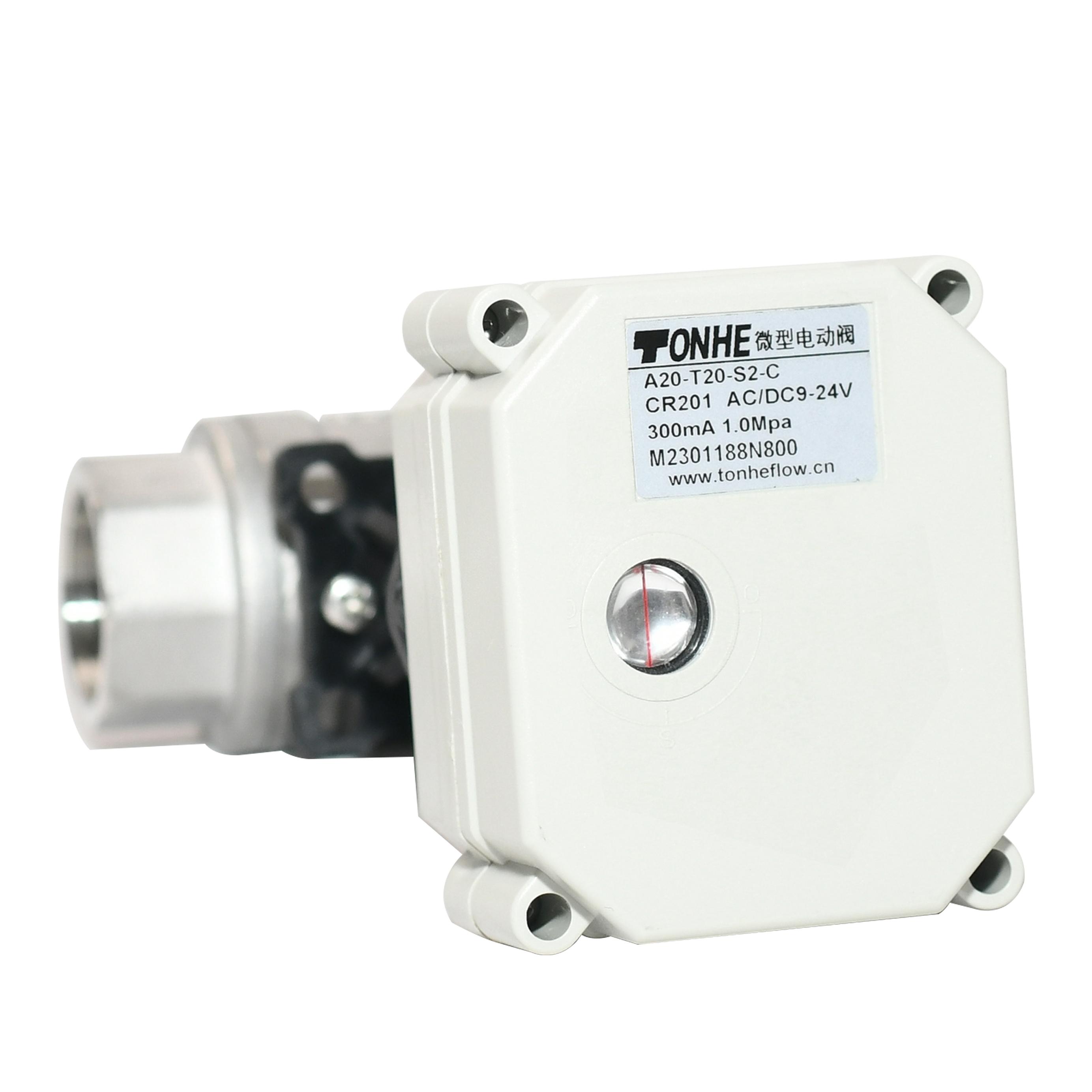 Switch type - stainless steel two way electric valve Motorized ball ...
