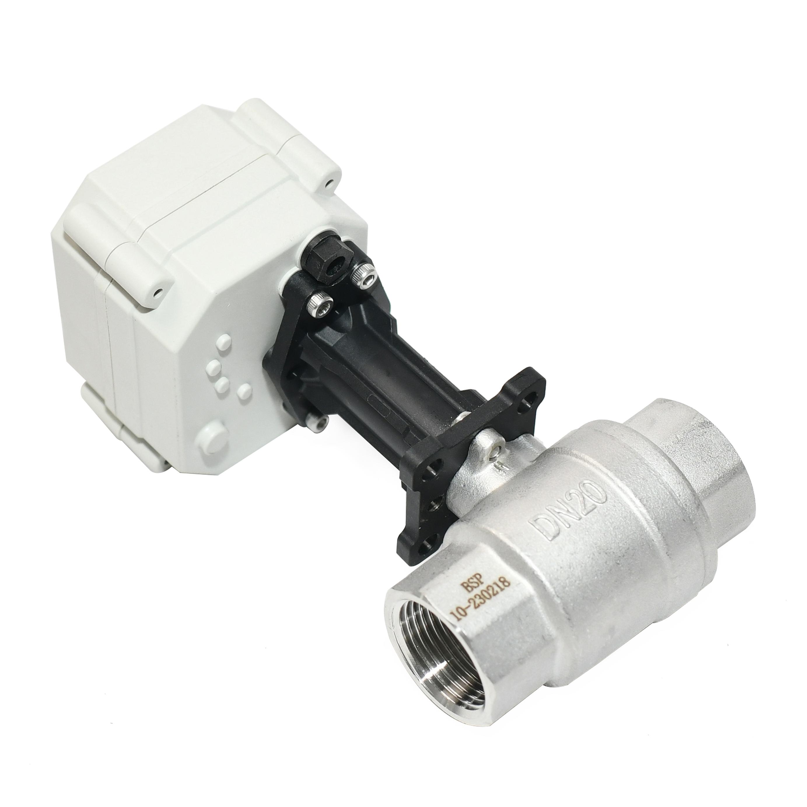 Switch type - stainless steel two way electric valve Motorized ball ...