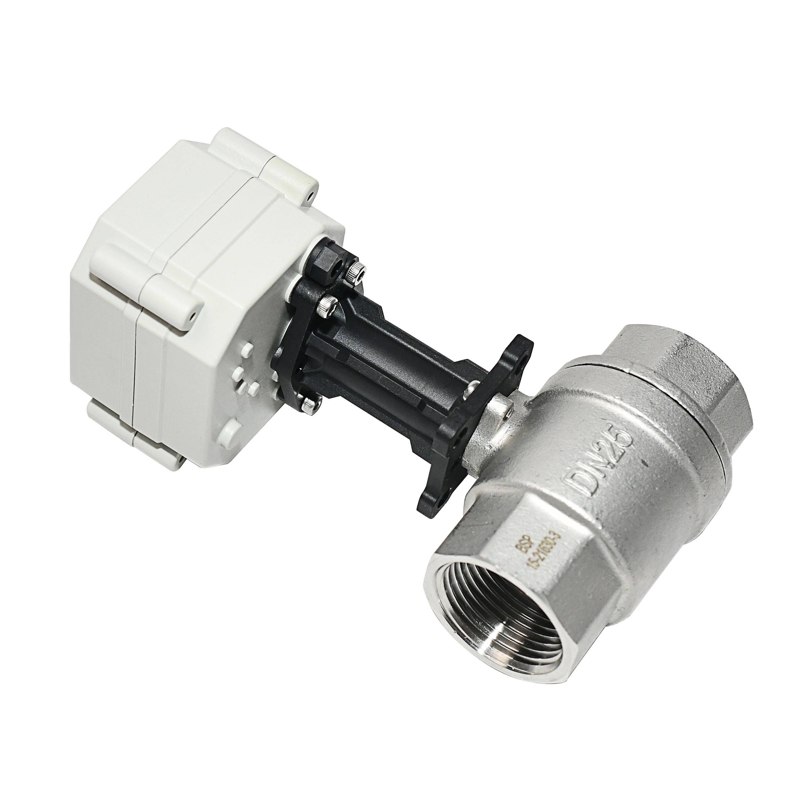 Switch type - stainless steel two way electric valve Motorized ball ...