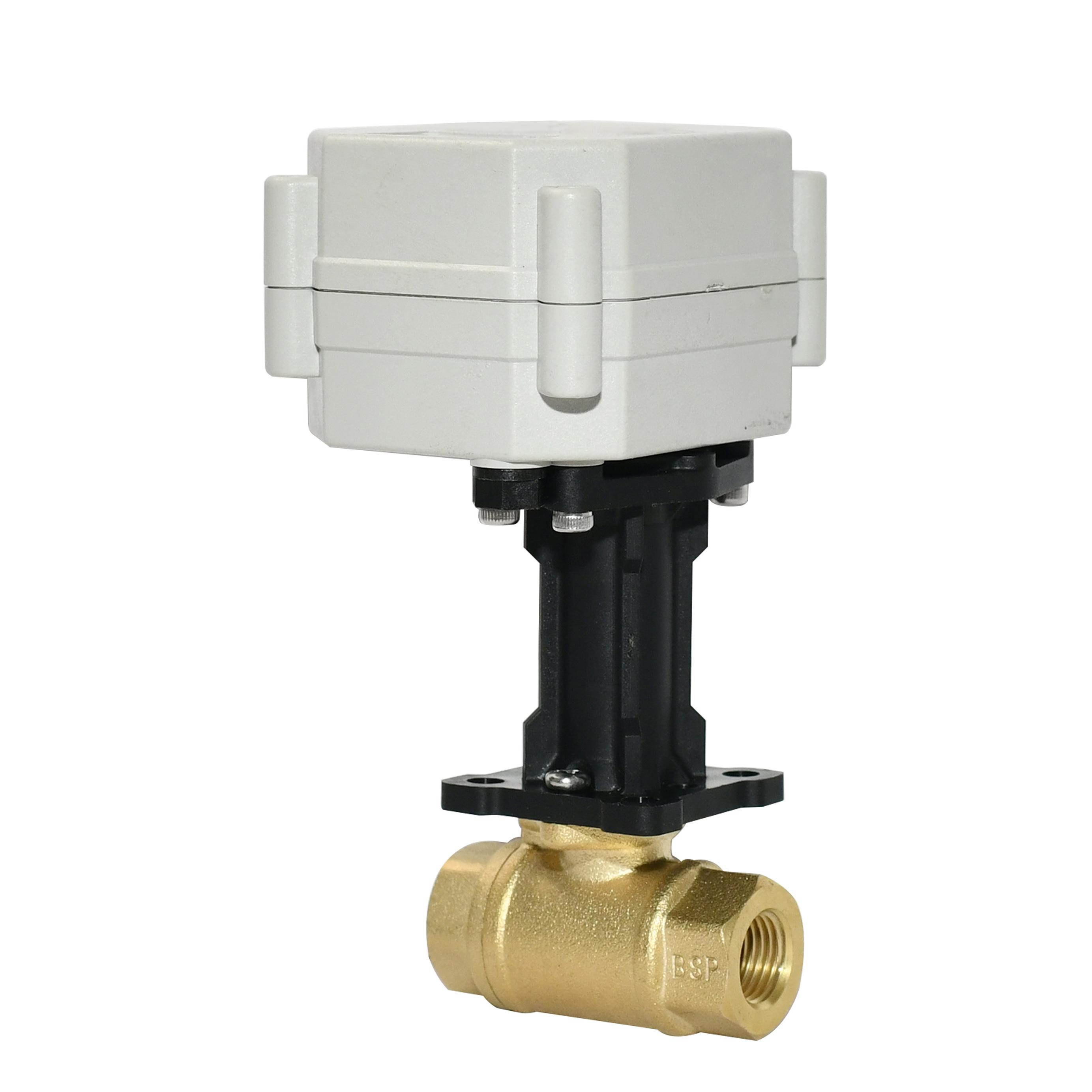 Switch type - brass 2 way electric valve Motorized valve-Taizhou Tonhe ...