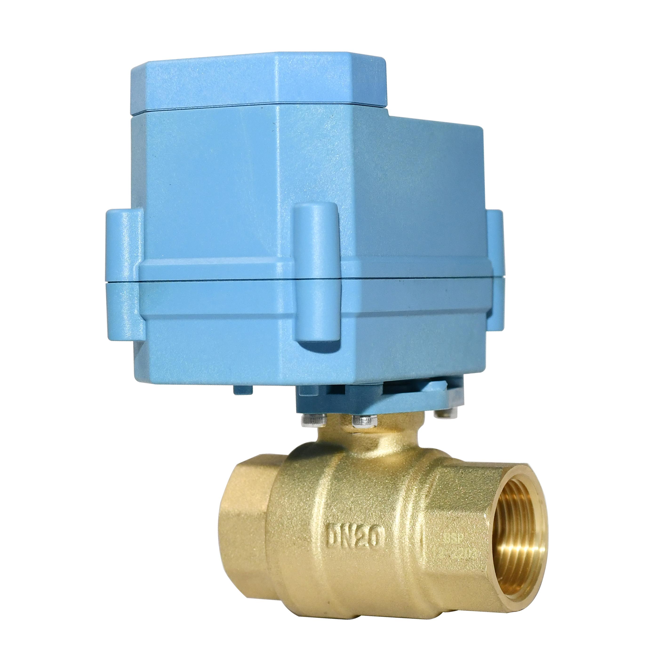 DN20 2-way Lorawan Lora wireless shut off ball valve irrigation valve ...